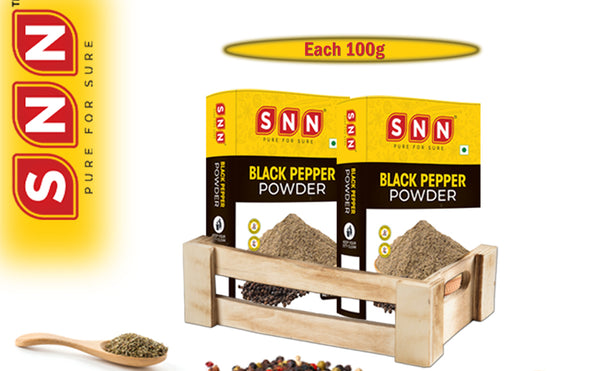 SNN Foods: Premium Black Pepper Combo (100g Each) | Rich, Bold Flavor